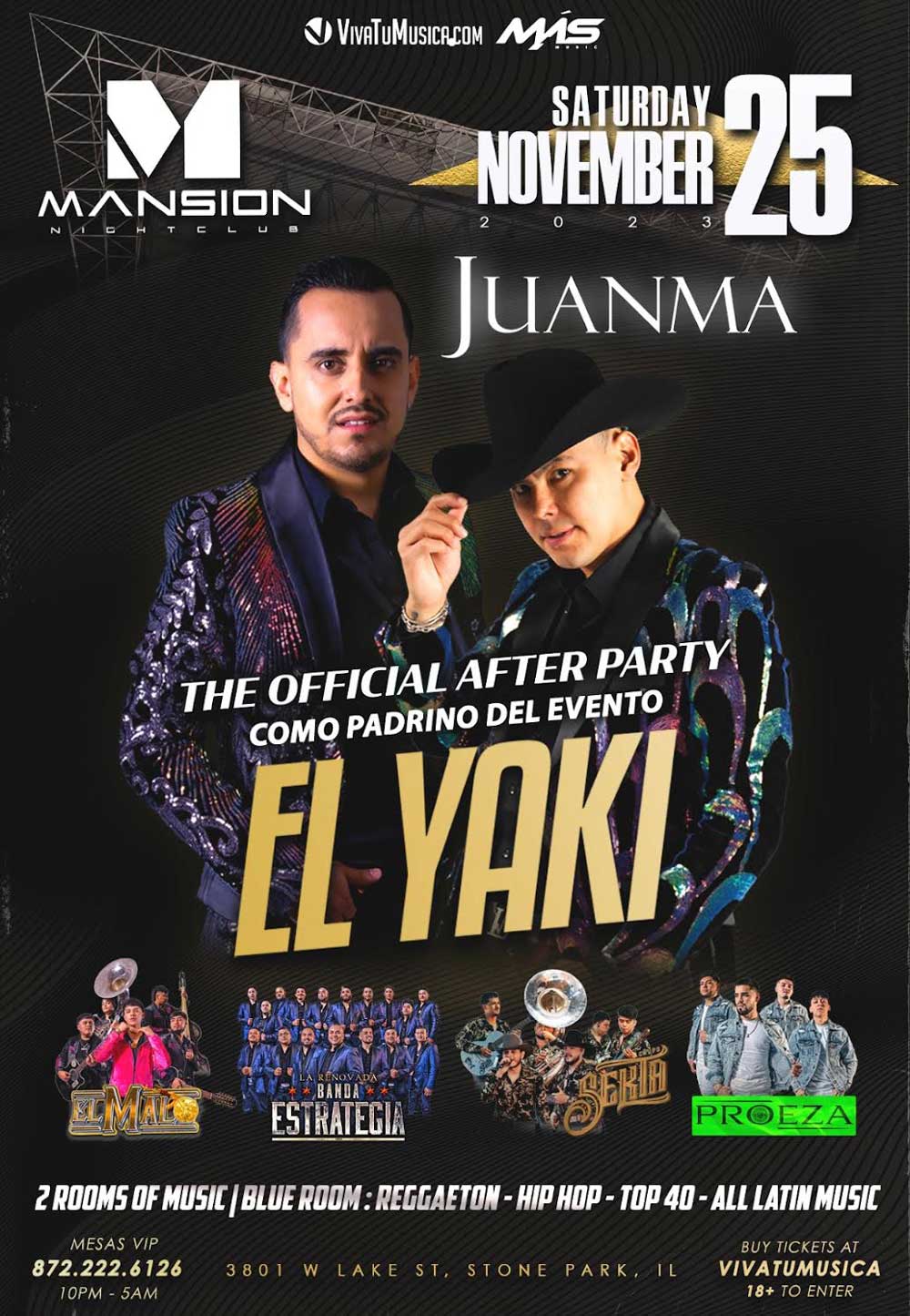El Yaki Official After Party – Mansion Nightclub – VivaTuMusica